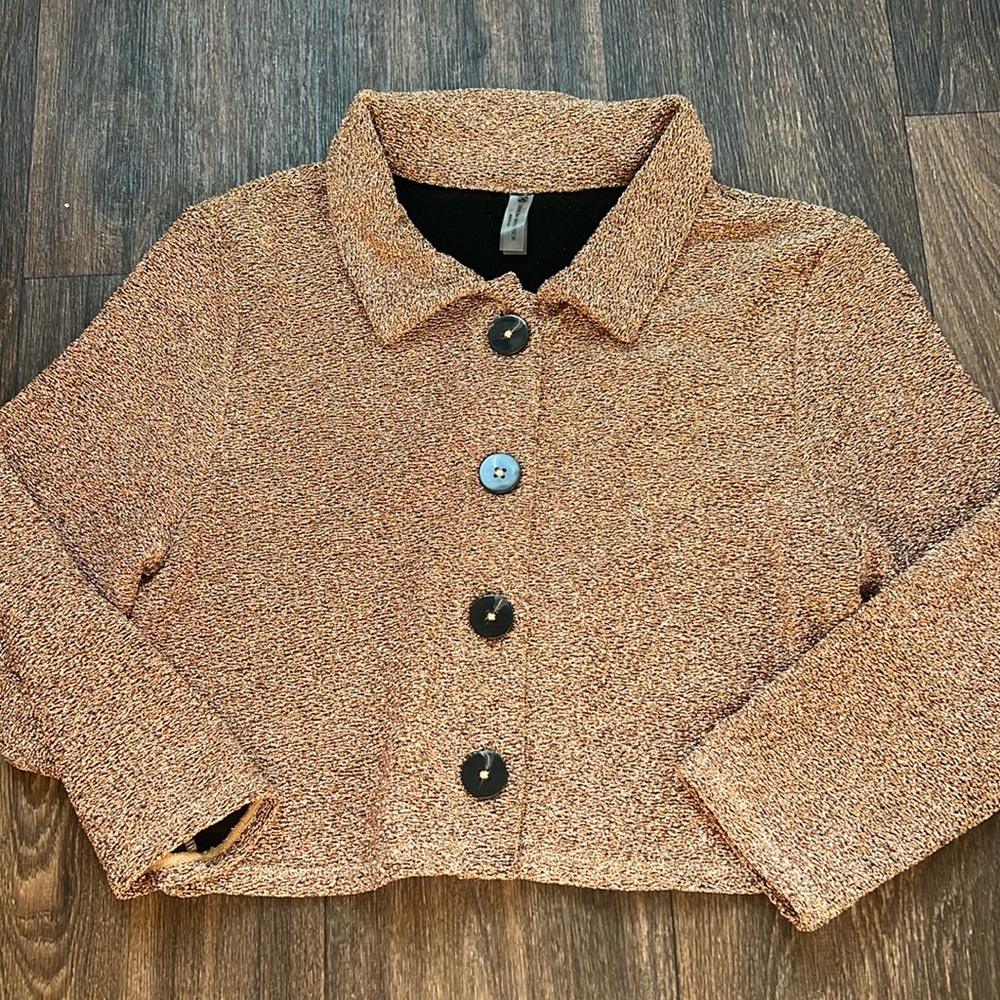 Devon Windsor Lila Jacket In Gold - Gem